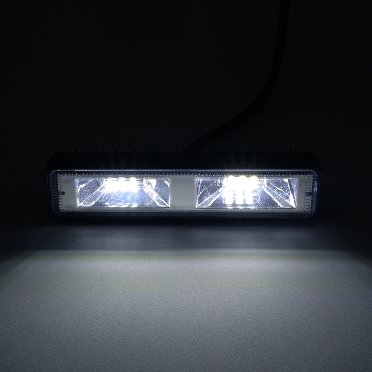 FARO DE LED RECTANGULAR 12 LED DUAL FLASH – LR Distribuidor
